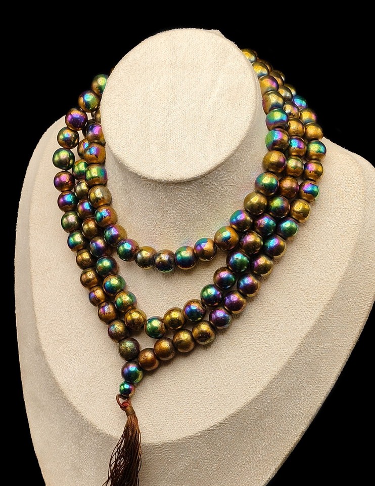 Rainbow Magnetic Leklai LP Toh Mala 108 Beads Necklace Collection ...