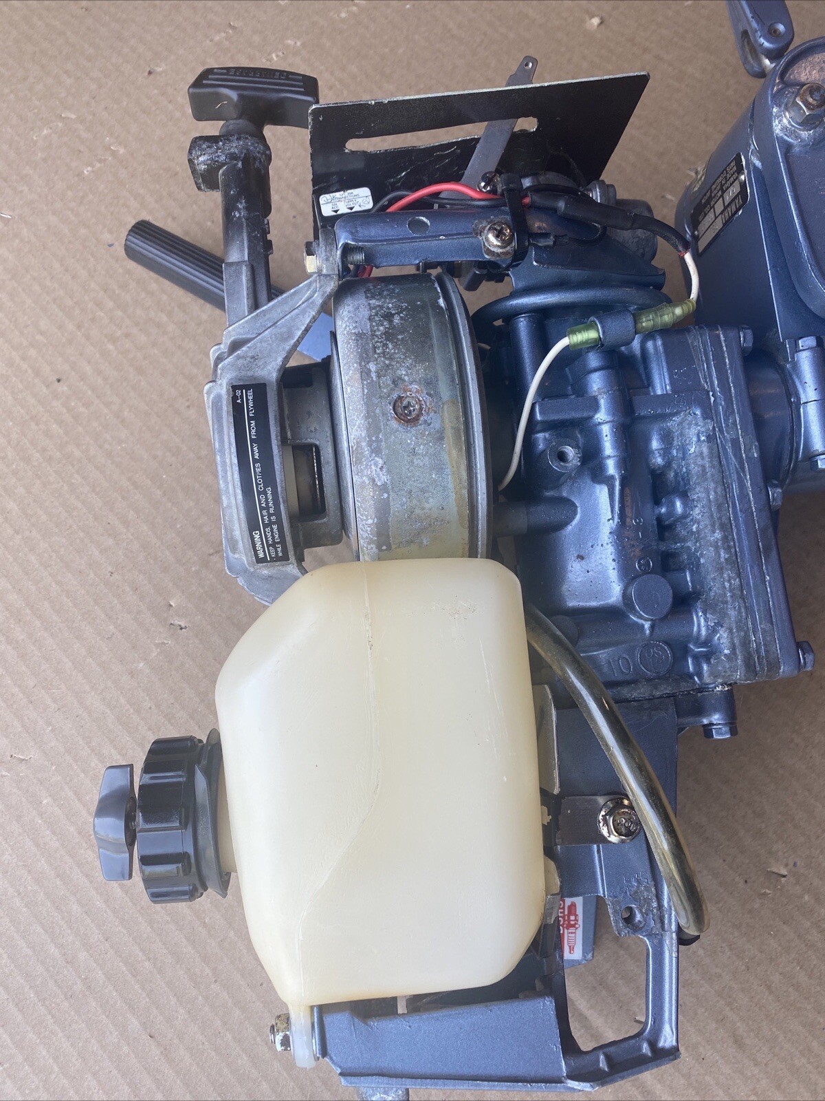 Yamaha 2hp outboard motor. Marine Engine 2 Stroke. Pull Start. BOAT ...