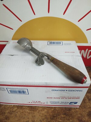 VINTAGE INDESTRUCTO NO 4 SIZE SODA FOUNTAIN ICE CREAM SCOOP SCOOPER | eBay