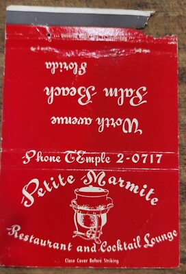 MATCHCOVER Petite Marmite Restaurant and Cocktail Lounge Palm Beach ...