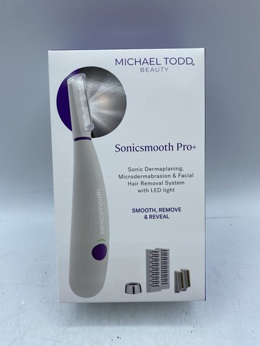 Michael Todd Beauty Sonicsmooth Pro+ Sonic Dermaplaning System New Open ...