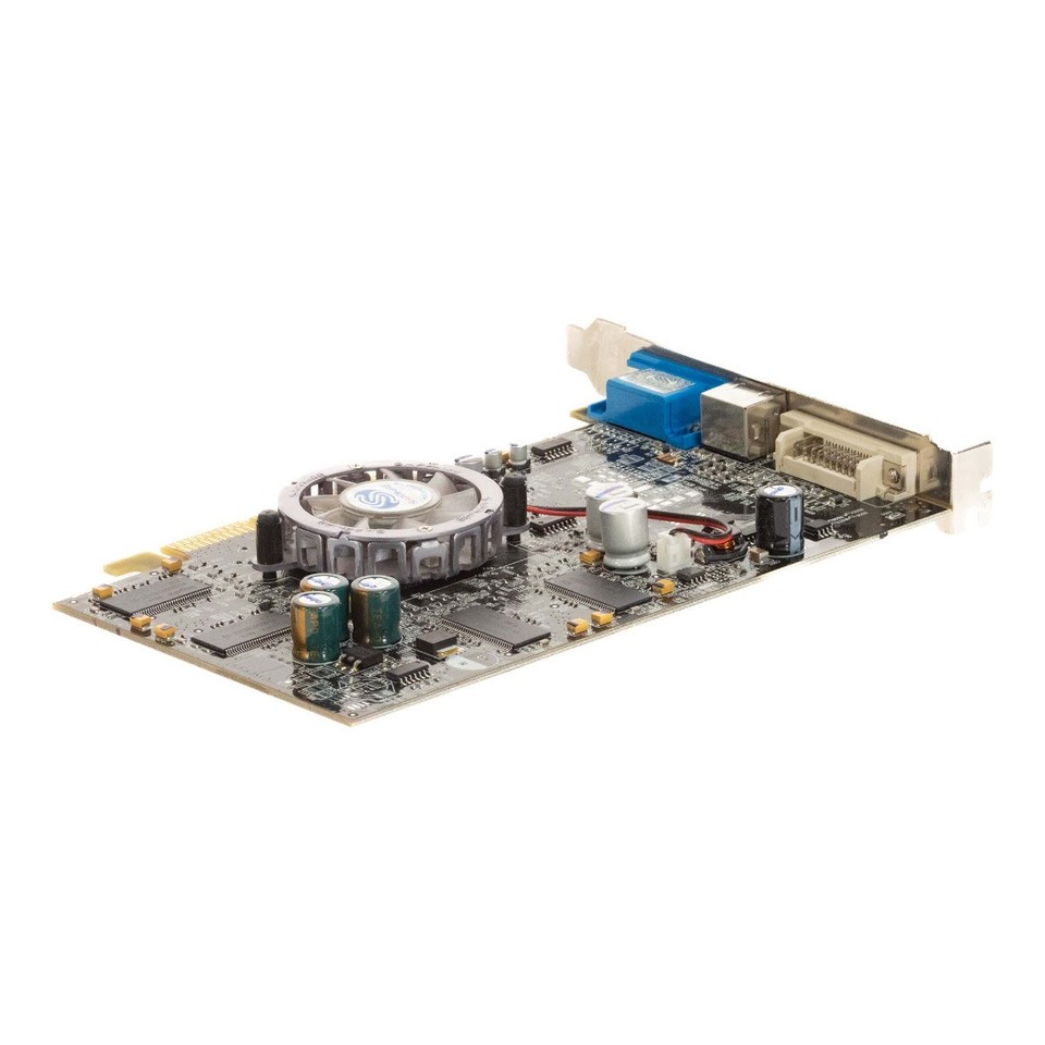 Graphics Card SAPPHIRE ATI RADEON 9600 XT 256MB 1024-JC29-1A-SA AGP | eBay