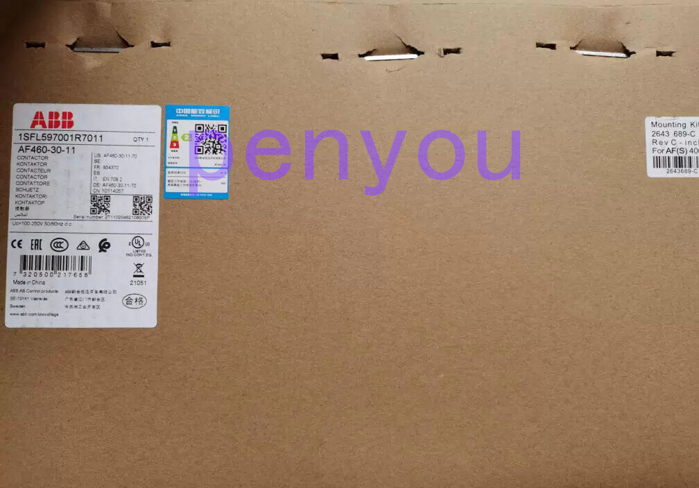 ABB AF460-30-11 650A DC Contactor for sale online | eBay