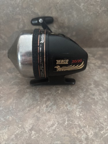 Vintage Zebco 20/20 Pro Staff Graphite Closed Face Thumb Button Casting ...