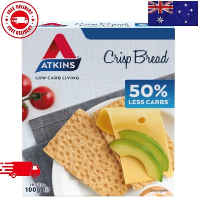 5 x Atkins Low-Carb Crispbread 100g Free Shipping AU | eBay Australia