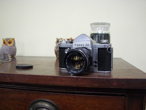 Vintage Tower 26 Camera Brand New Shutter Curtains. M-42 Mount. Body ...