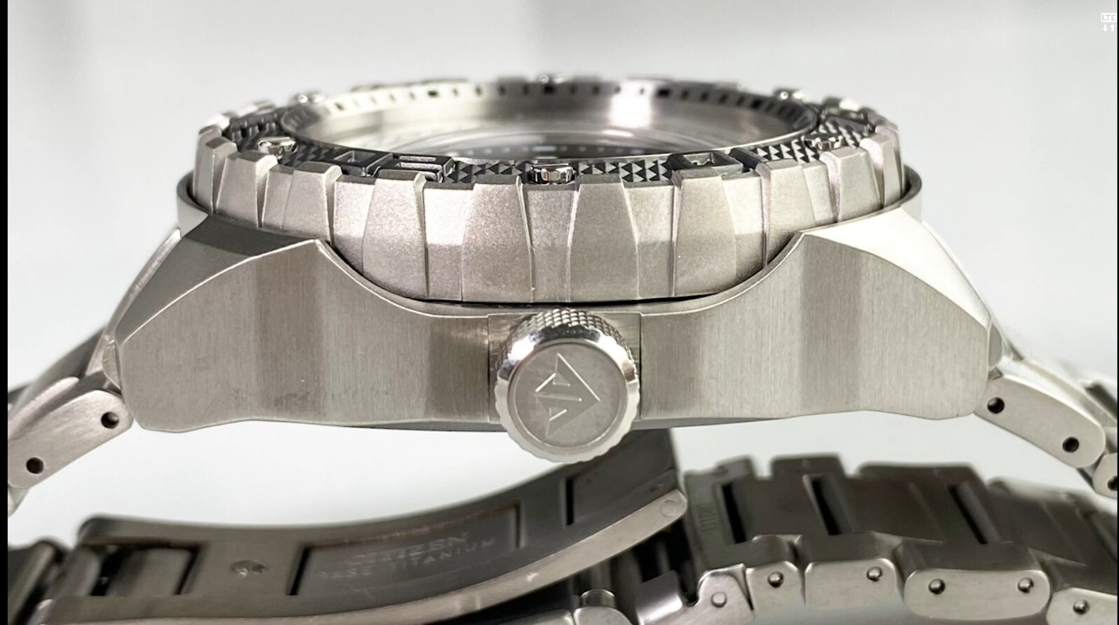 CITIZEN JDM diver high grade automatic watch/ Hardened Titanium ...