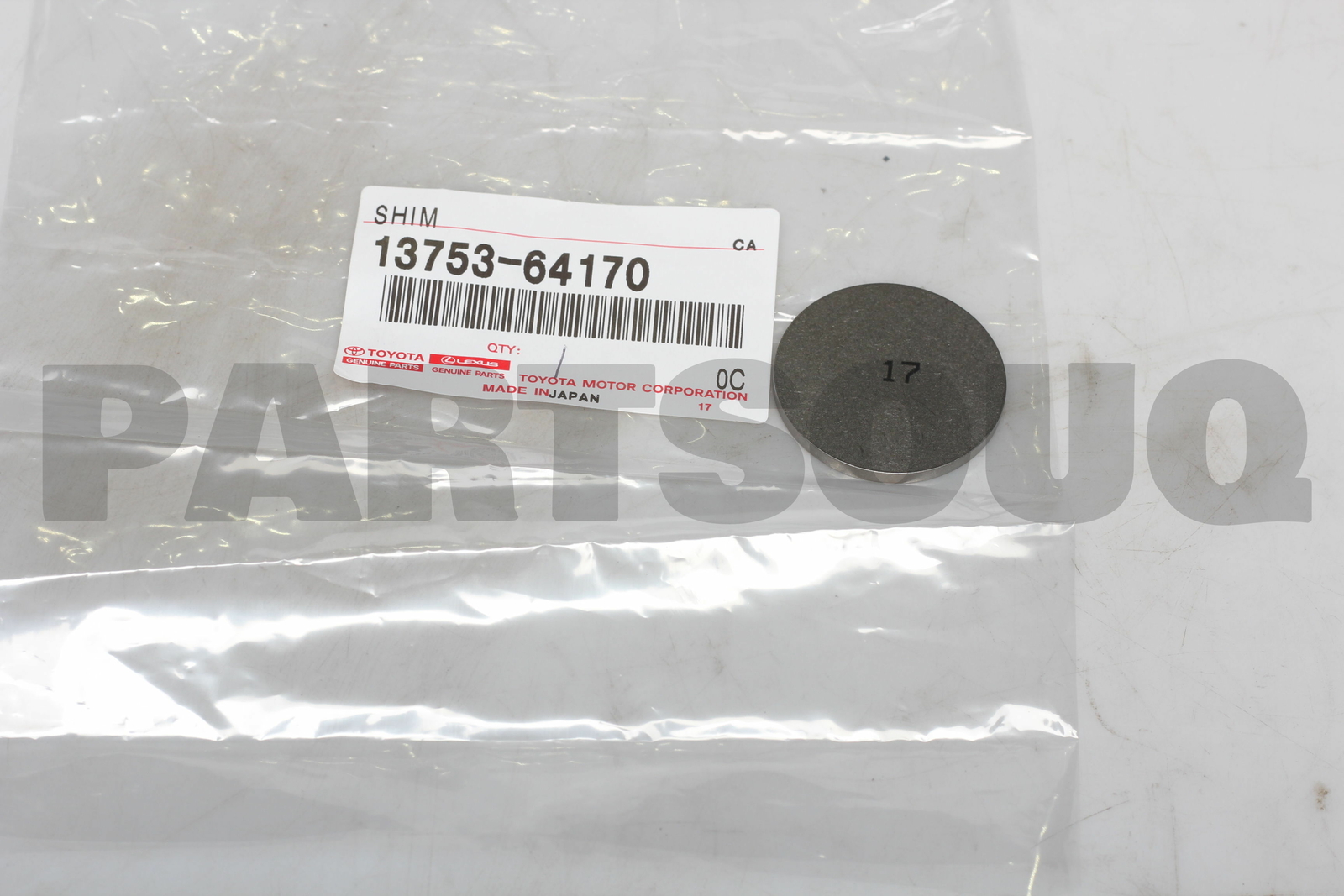 1375364170 Genuine Toyota SHIM, VALVE ADJUSTING 13753-64170 | eBay