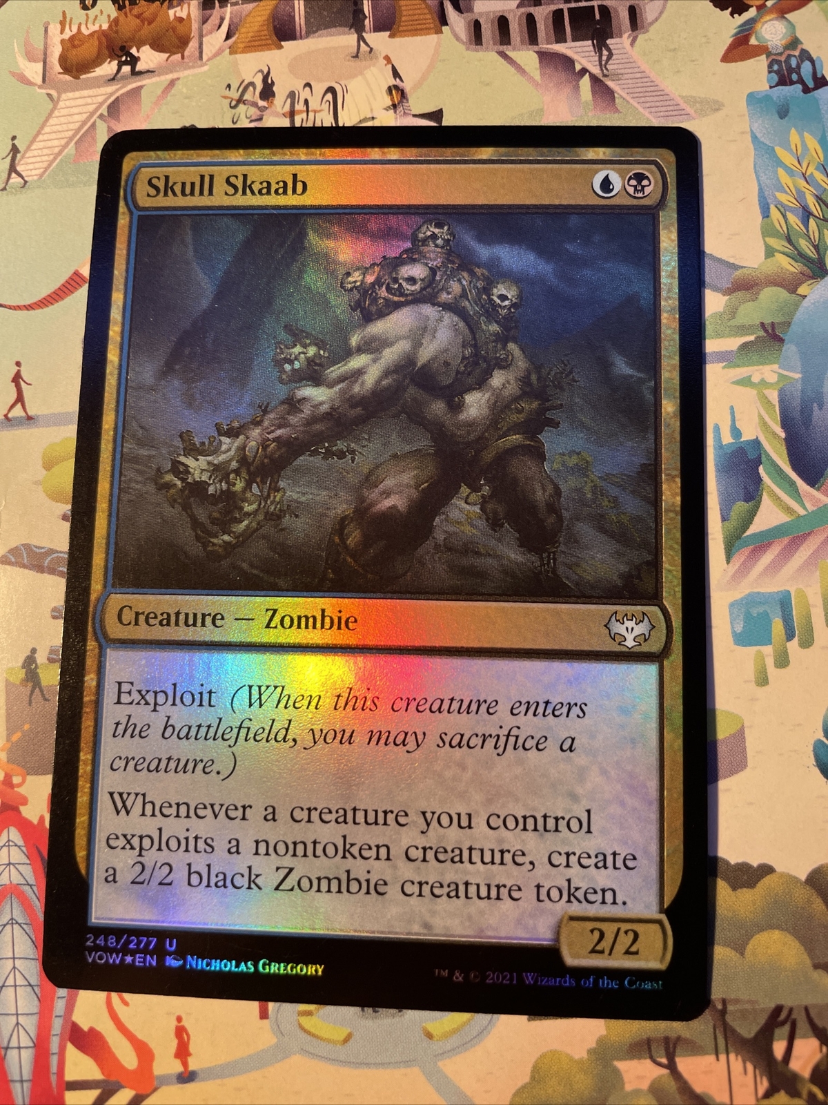 1x Skull Skaab | FOIL | Innistrad Crimson Vow | MTG Magic Cards | eBay