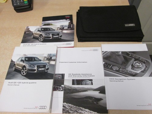 AUDI Q5 + HYBRID HANDBOOK OWNERS MANUAL 2011-2017 PACK SAT NAV | eBay