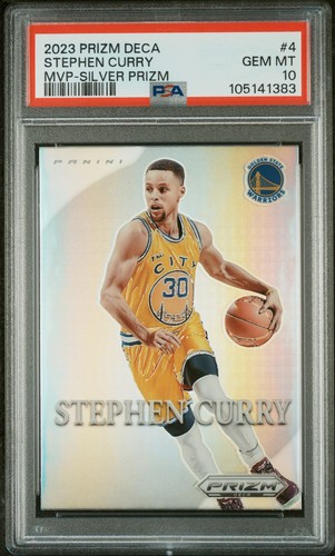 2023 PANINI PRIZM DECA MOST VALUABLE PLAYERS SILVER PRIZM STEPHEN CURRY ...