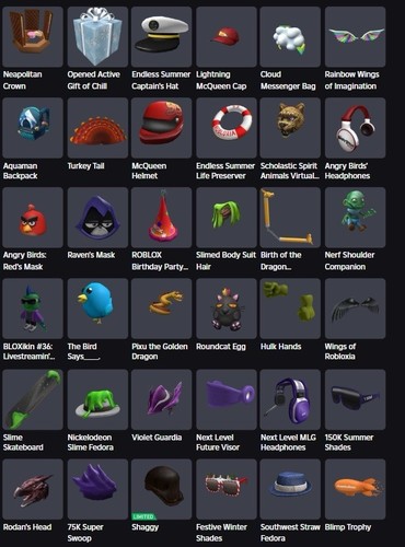 💎ROBLOX+EVENT ITEMS+ OG STUFF + MORE INSANELY STACKED 4+ PAGES + OF ...