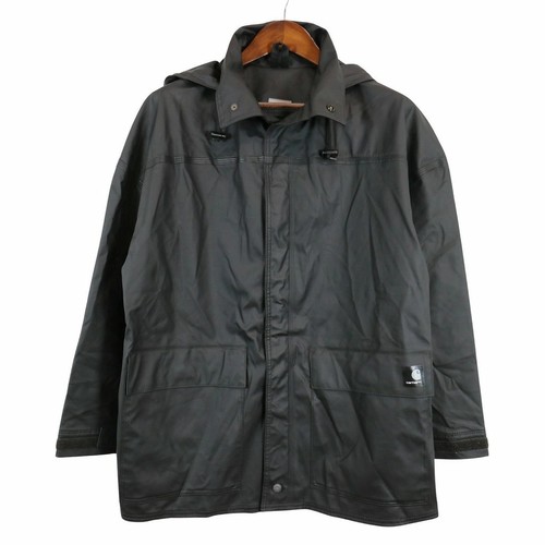 Carhartt Rain Jacket Outdoor Camp Outer Cold Weather Climbing Black ...