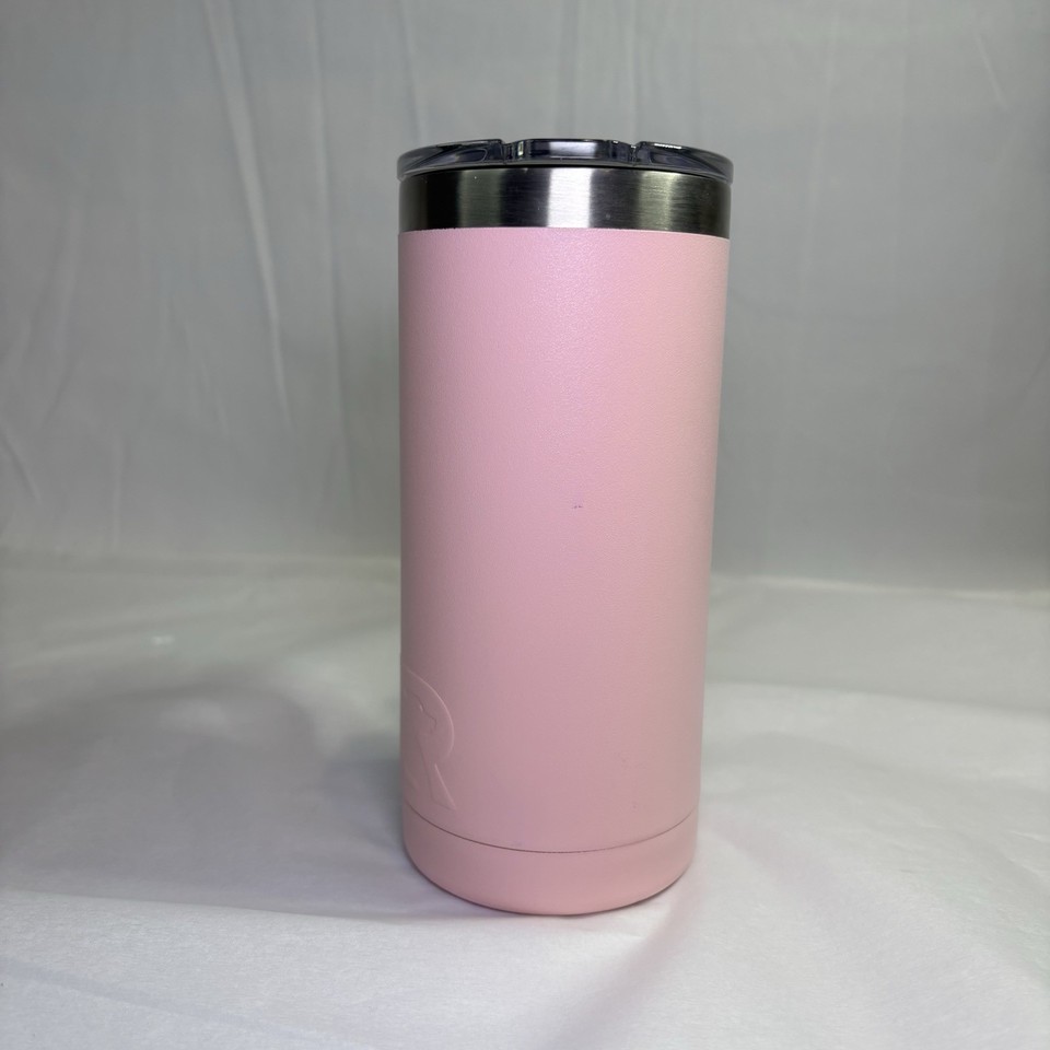 Pink RTIC 16oz Insulated Stainless Steel Travel Tumbler Coffee Cup ...