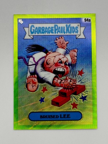 2020 Topps Garbage Pail Kids Chrome Series 3 BRUISED LEE 94a Green Wave ...