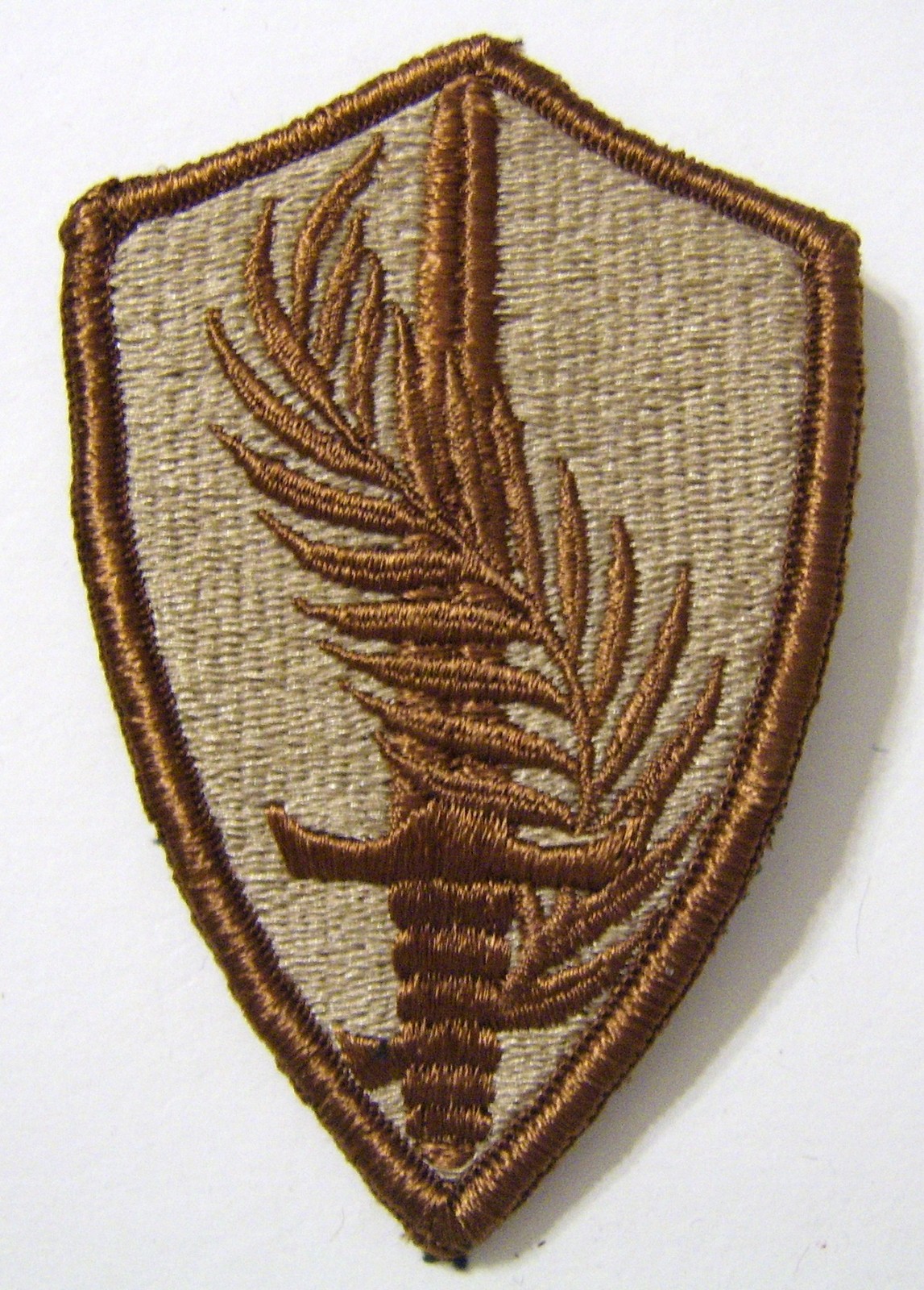 CENTRAL COMMAND PATCH SSI U.S. ARMY - DESERT TAN COLOR 2nd STYLE:FA12-1 ...