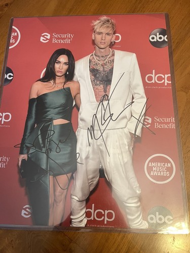 Machine Gun Kelly MGK Megan Fox Signed Autograph 11x14 | eBay