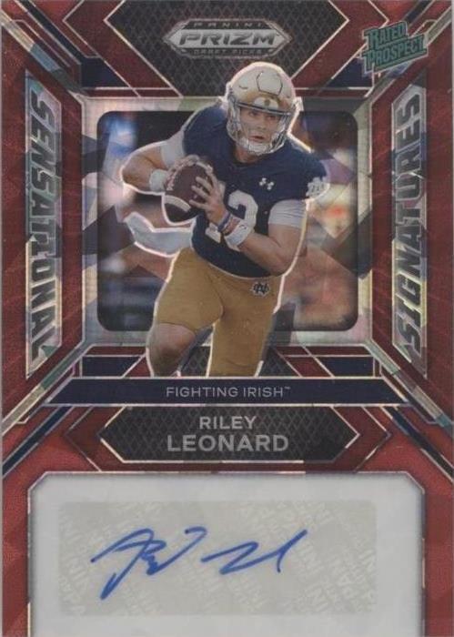 2024 Panini Prizm Draft Picks - Sensational Signatures Riley Leonard # ...