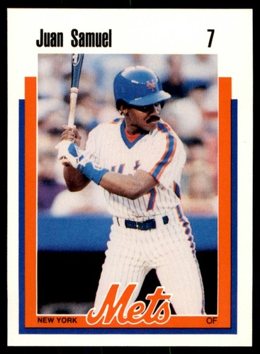 1989 KAHN'S NEW YORK METS - JUAN SAMUEL NEW YORK METS | eBay