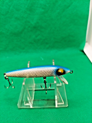 Old Vintage fishing lure Multi-colored small plastic plug for walleye ...