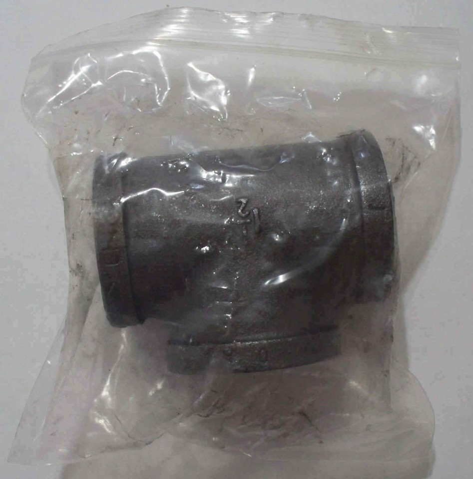 Mueller Proline 1-1/2" Tee Malleable Black Iron Pipe - Combo Ship | eBay