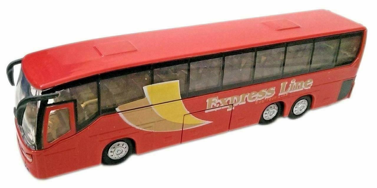 TEAMSTERS CITY COACH BLUE TRAVELLER TOY VEHICLE 1.50 Scale KIDS BUS TO ...