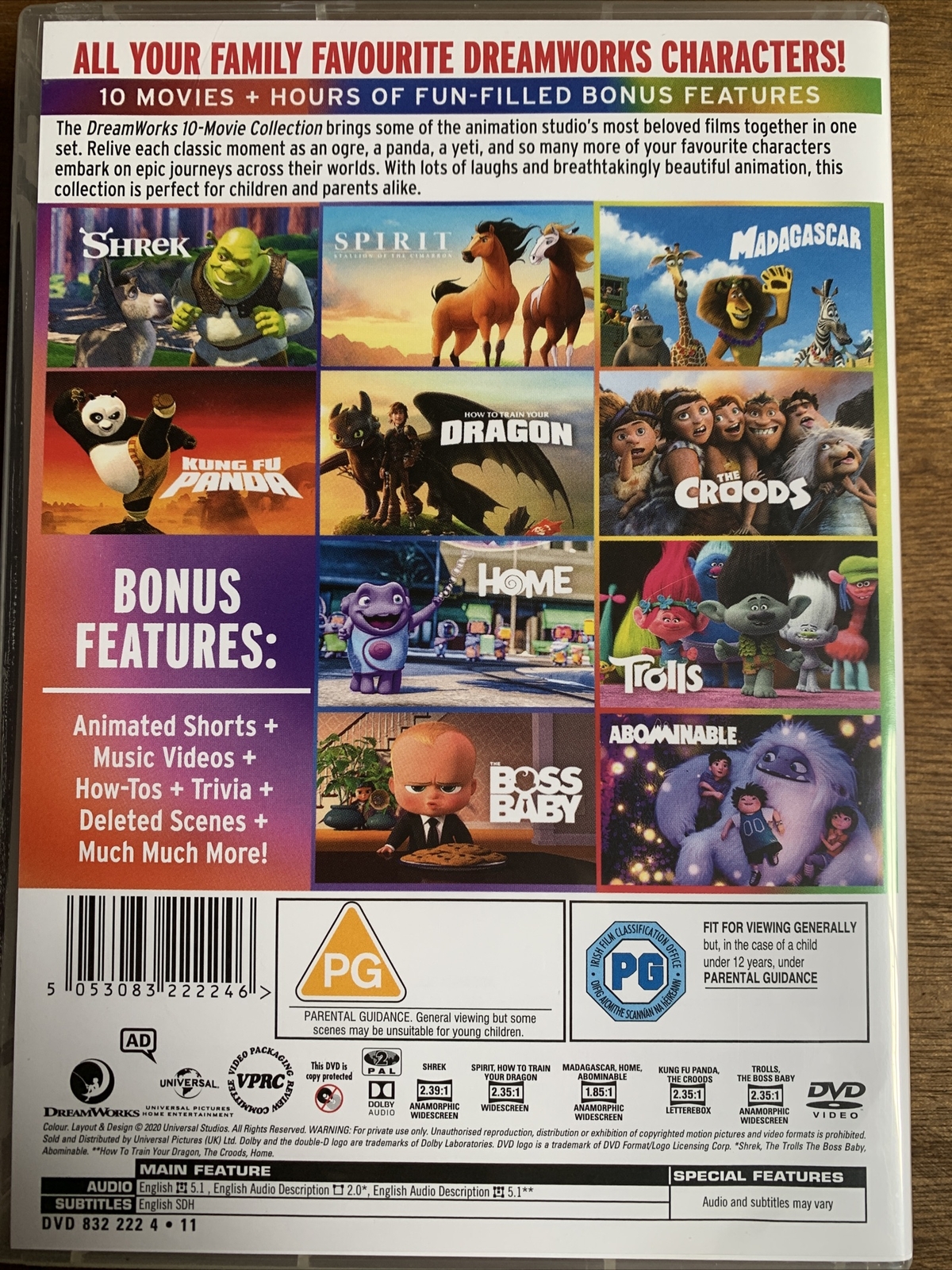 DreamWorks 10-Movie Collection [PG] DVD Box Set, | eBay
