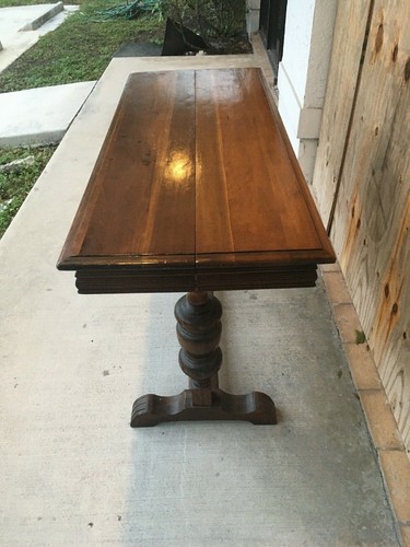 Antique Gluck Brothers Brooklyn New York Expanding Library Table Late ...