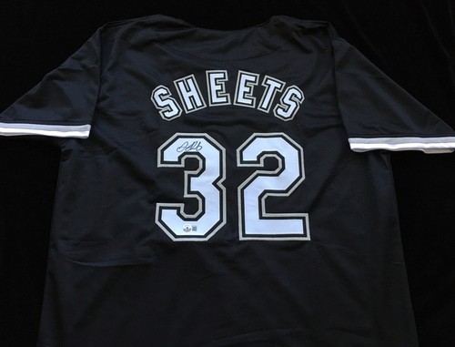 Gavin Sheets Signed Autographed Black Baseball Jersey COA Chicago White ...