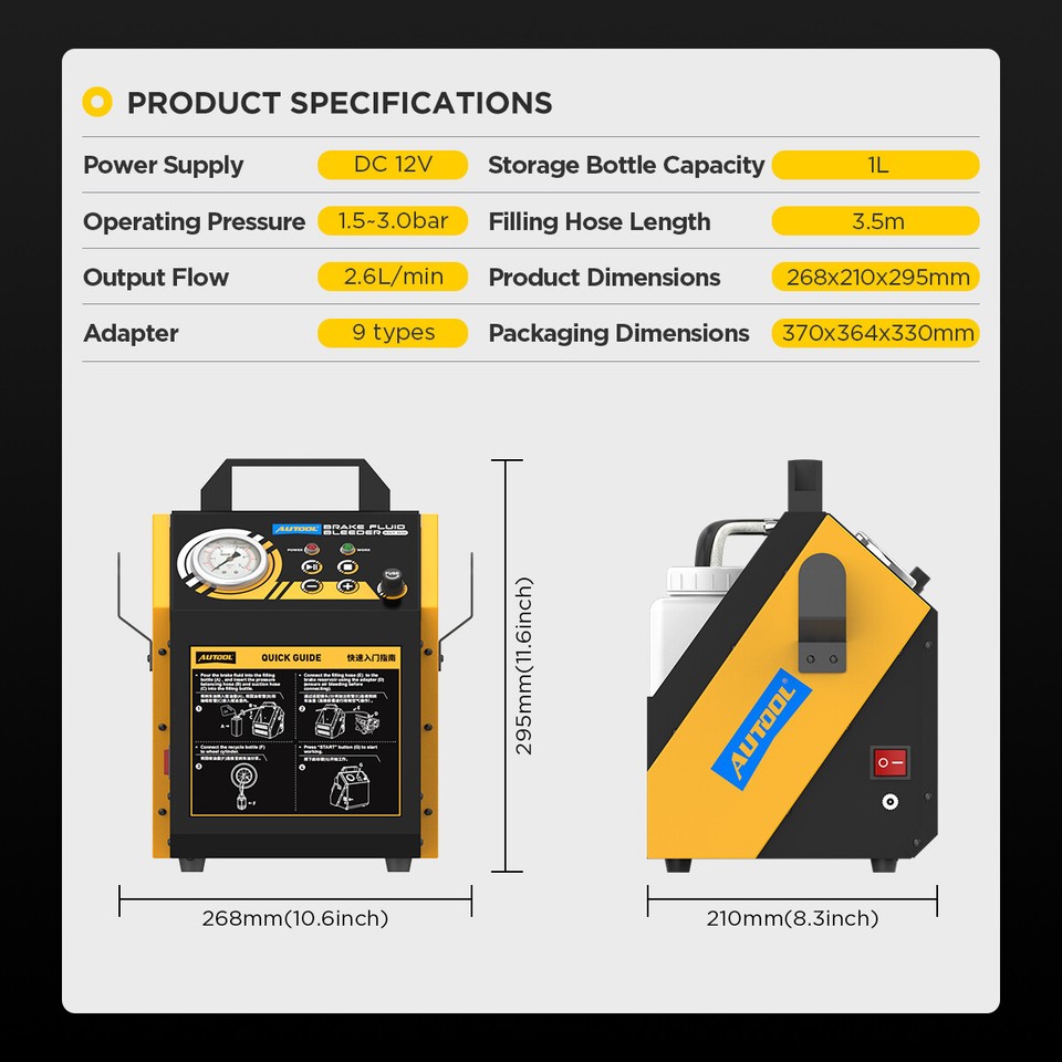 Abs Brake Bleeder Machine Auto Brake Bleeder Vacuum Pump Electric Pulse ...