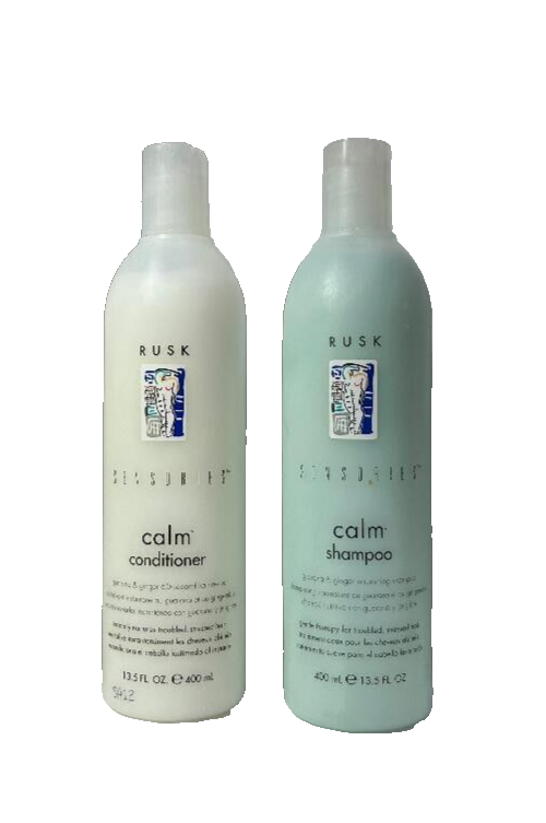 2 pc Combo Rusk Sensories Calm Nourishing Shampoo Conditioner 13.5 oz ...