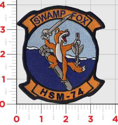 HSM-74 SWAMP FOX HOOK & LOOP EMBROIDERED PATCH | eBay