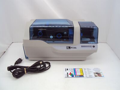 Zebra P330i Network USB Full Color ID Card Printer RFID & Mag Fully ...