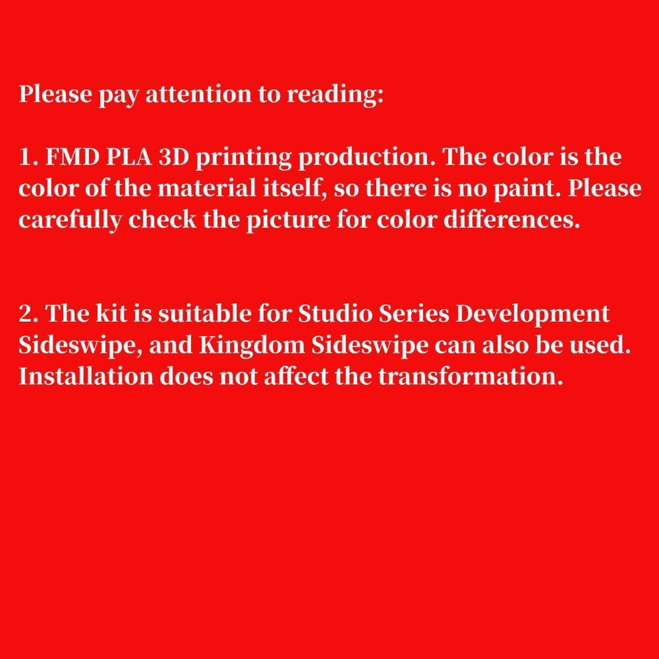 3D DIY Arm Armor Foot sole Upgrade Kit For Studio Series Devastation ...