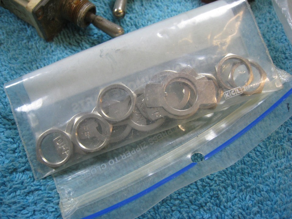 Bulk Lot of 20 NOS and Used ON/OFF Toggle Switches & Related Parts Dash ...