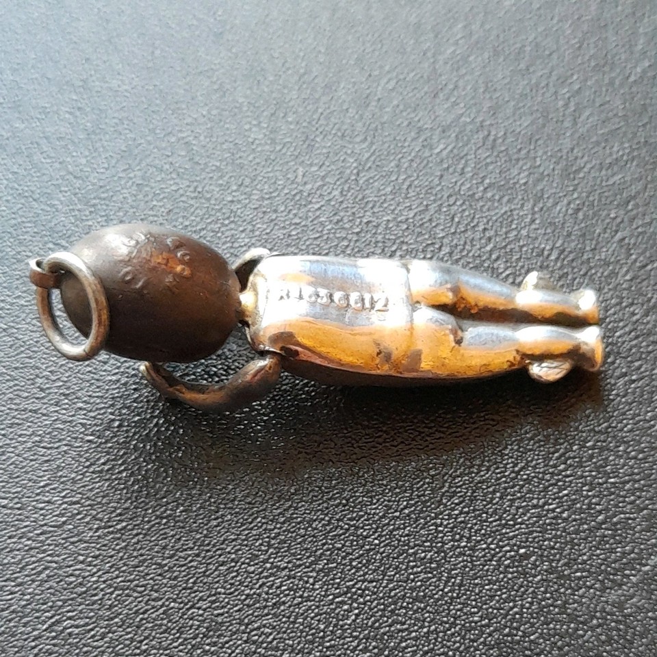 Antique Ww1 Silver "FUMSUP Lucky Charm With Articulated Arms & Original ...