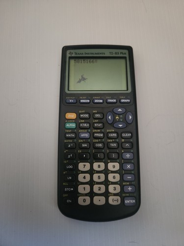 Texas Instruments TI-83 Plus Graphing Calculator Black No Cover ...
