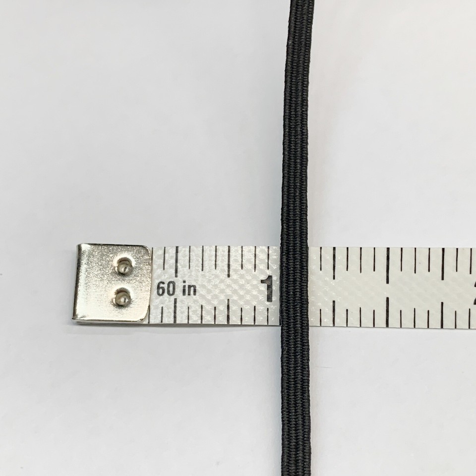 Soft Braided Elastic Band for many application 1/8 inch, 144 Yard/roll ...