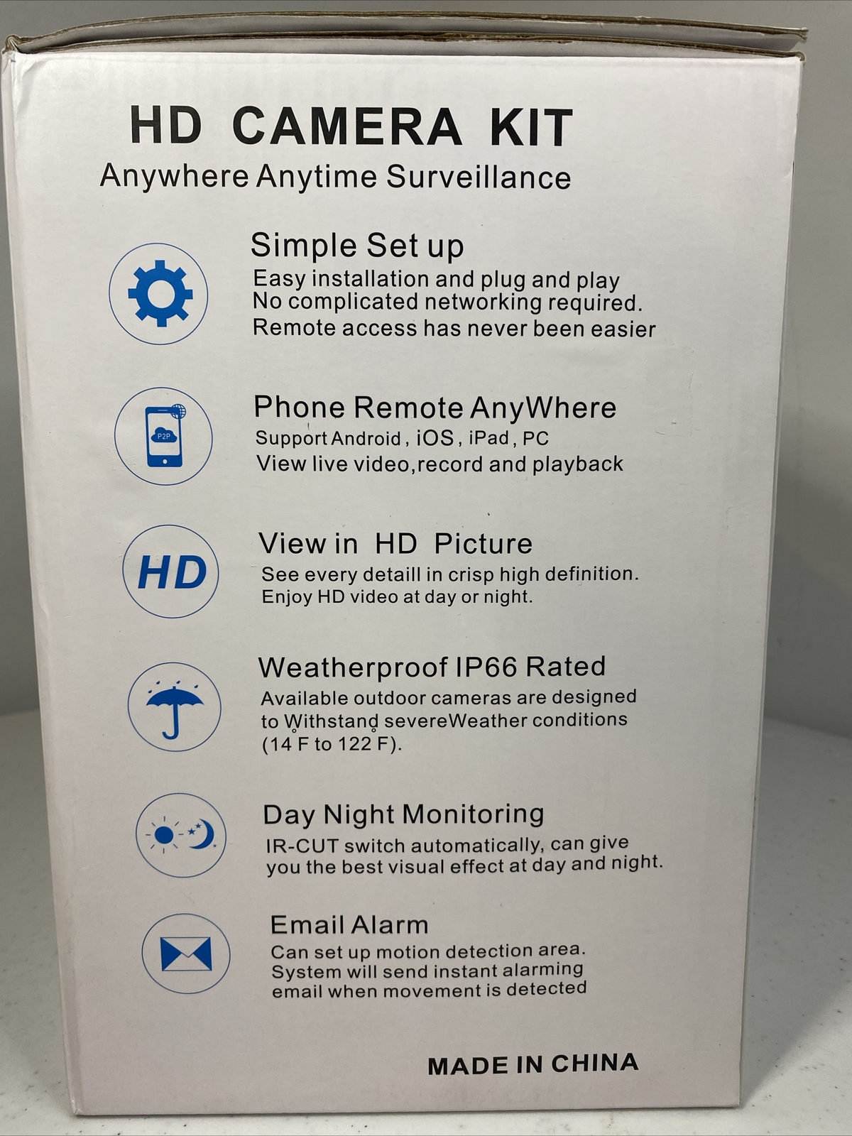 Zoohi 1080p HDMI 4ch DVR Outdoor 2mp CCTV Security Camera System Night ...