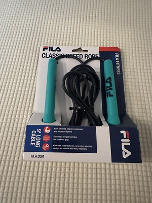 FILA Accessories Speed Jump Rope-9ft Classic Fitness Jumping Rope ...