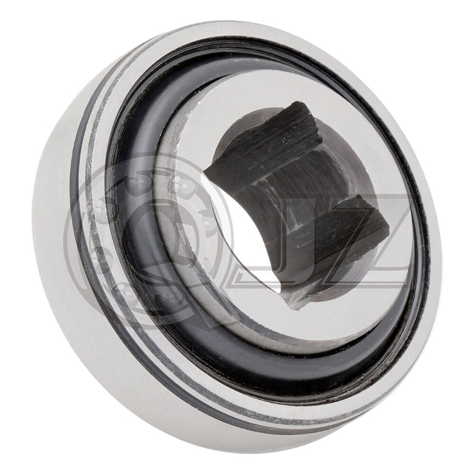 [2-Pack] GW208PPB5 Disc Harrow Ball Bearing [1-1/8" Square Bore x 80 mm ...