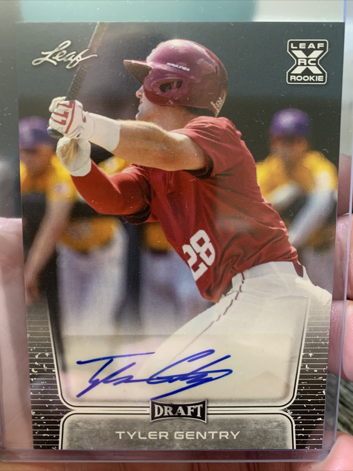 2020 Leaf Draft Baseball Tyler Gentry XRC Auto | eBay