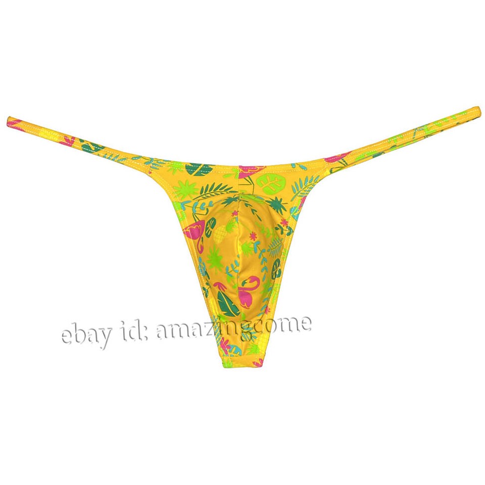 Lot Men's G String Thong Micro Cut Diamond Back Underwear Slim Curved ...