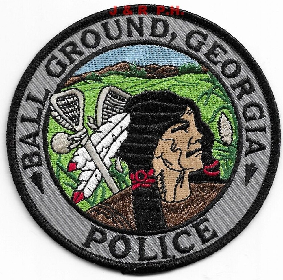 Ball Ground Police, GA (4" round size) shoulder police patch (fire) | eBay
