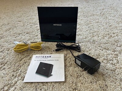 NETGEAR WiFi Router Model R6100, Dual Band AC1200, 4 Ports | eBay