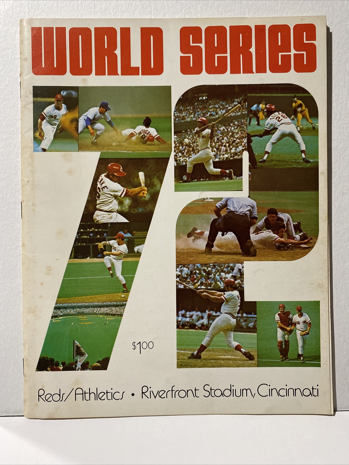 1972 World Series Program Cincinnati Reds vs. Oakland A's | eBay