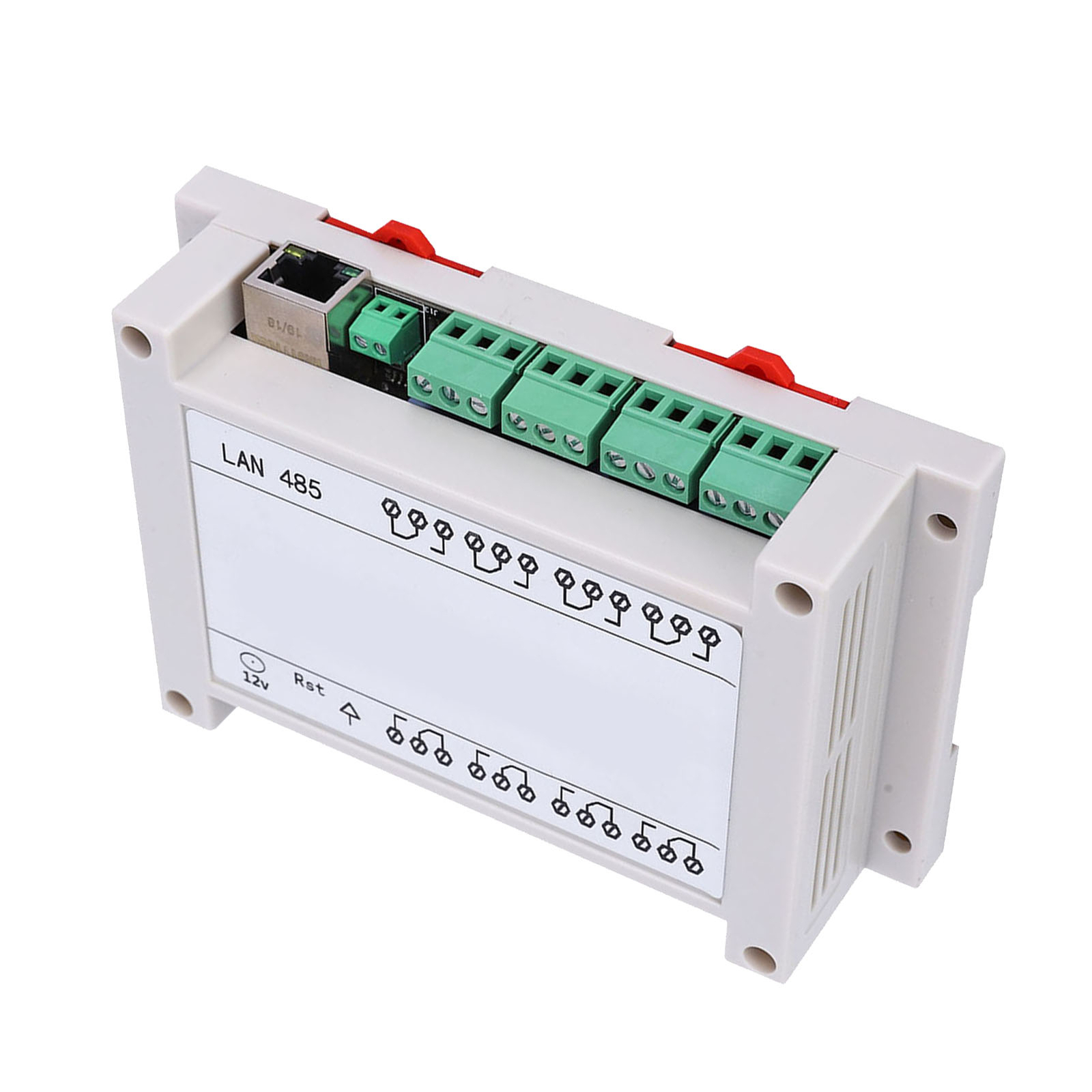 RJ45 TCP/IP Remote Controller Module 8‑Channel Relay Switch 250V/AC 10A ...