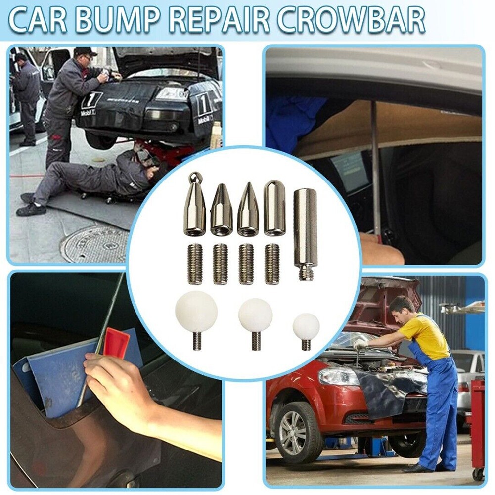 Keep Your Car Spotless 8x Car Body Dent Removal Rod Tips Hook Tips Tool ...