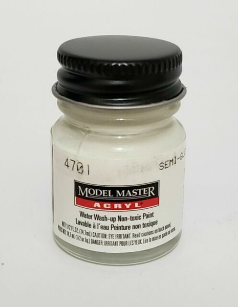Testors Model Master Acrylic Paint Semi-gloss White 4701 for sale ...