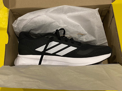 New Adidas RUNFALCON 5 W, Womens size 9 Running Shoes, Black / white ...